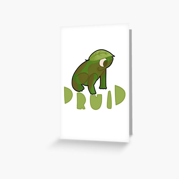 "DND Druid Frog" Greeting Card by froggwizardd | Redbubble