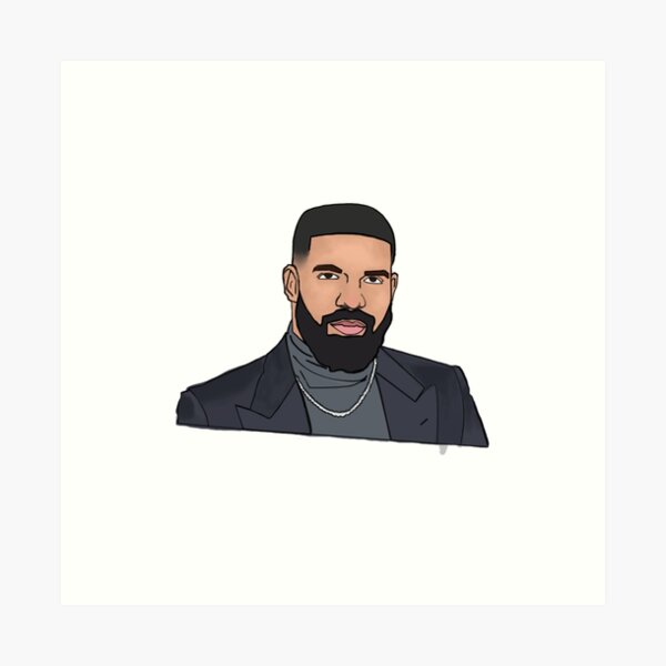 "Drizzy Drake" Art Print for Sale by ayoubmostafaa | Redbubble