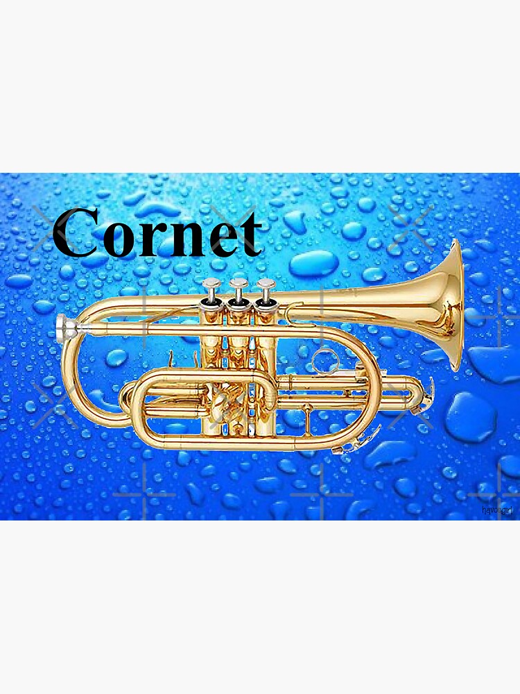"Cornet Not the Trumpet" Sticker by Havocgirl | Redbubble