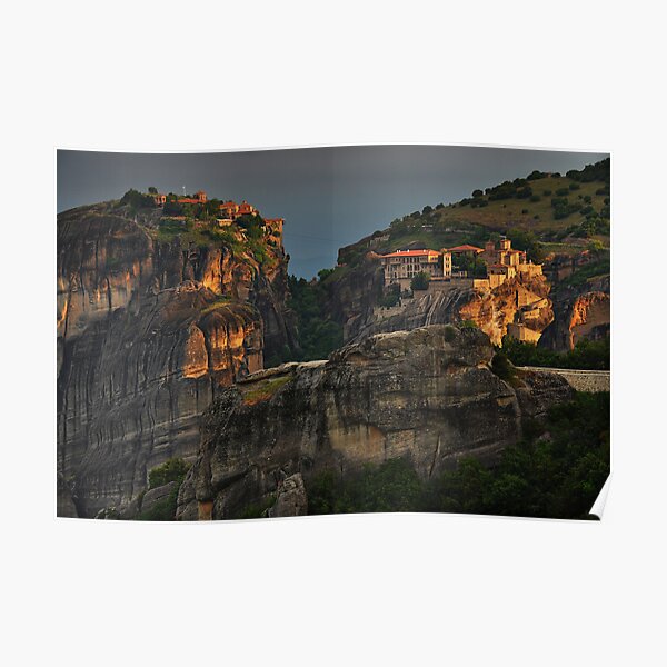 "Monasteries of Meteora #1" Poster by PeterH | Redbubble