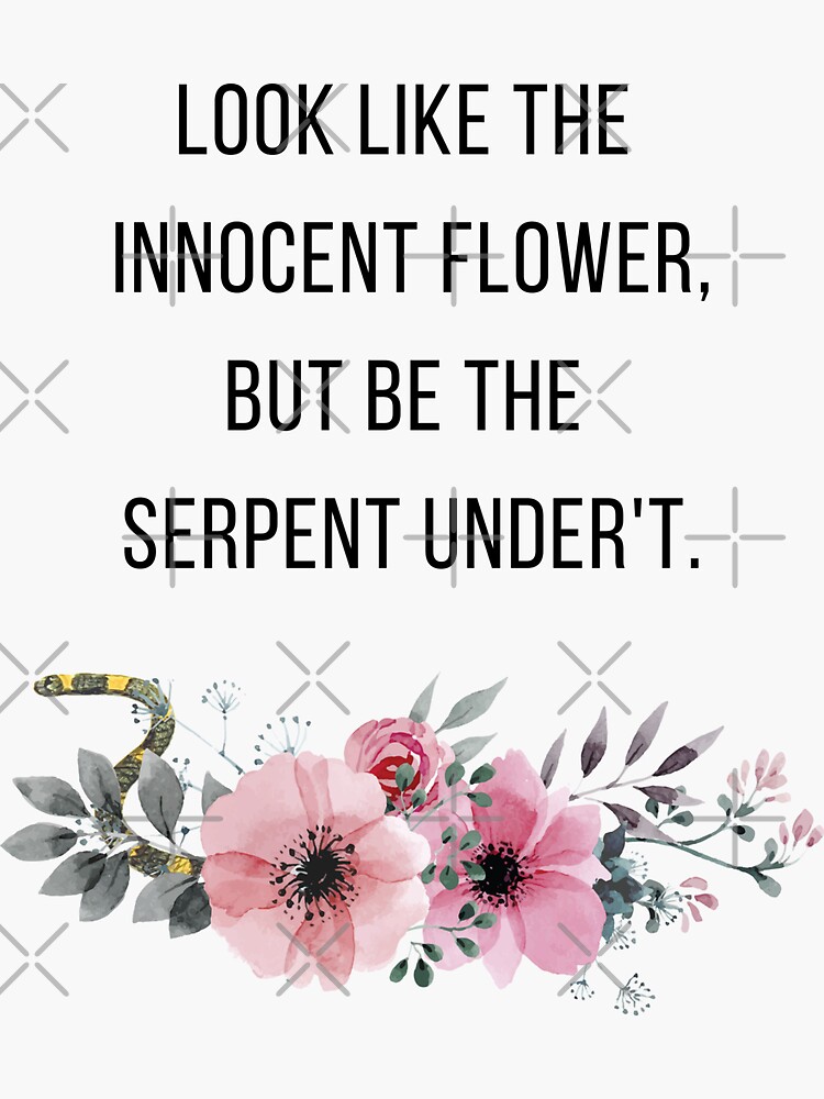"Lady Macbeth Quote Shakespeare Innocent Flower, Serpent Under't ...