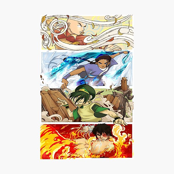 "ATLA: Elements Print" Photographic Print for Sale by Jeniii | Redbubble