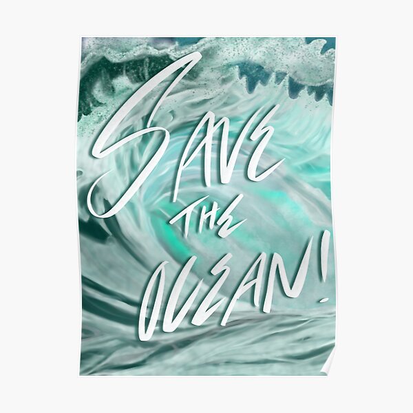 Save Marine Life Posters | Redbubble