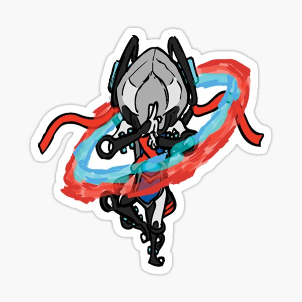 "Nezha Warframe" Sticker by ChadDrawsStuff | Redbubble