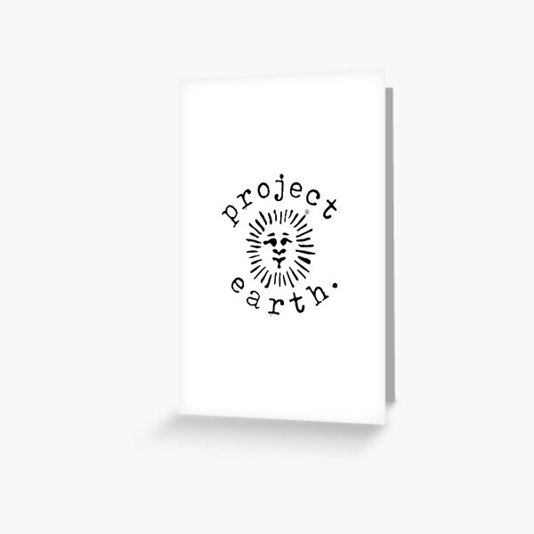 "Official Project Earth Logo" Greeting Card by projectearth | Redbubble