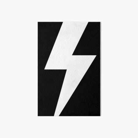 "White Lightning - Logo" Art Board Print for Sale by ManiacForces86 ...