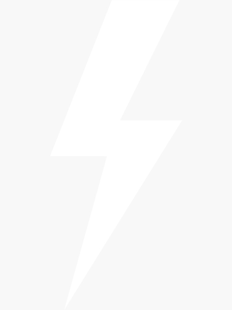 "White Lightning - Logo" Sticker by ManiacForces86 | Redbubble