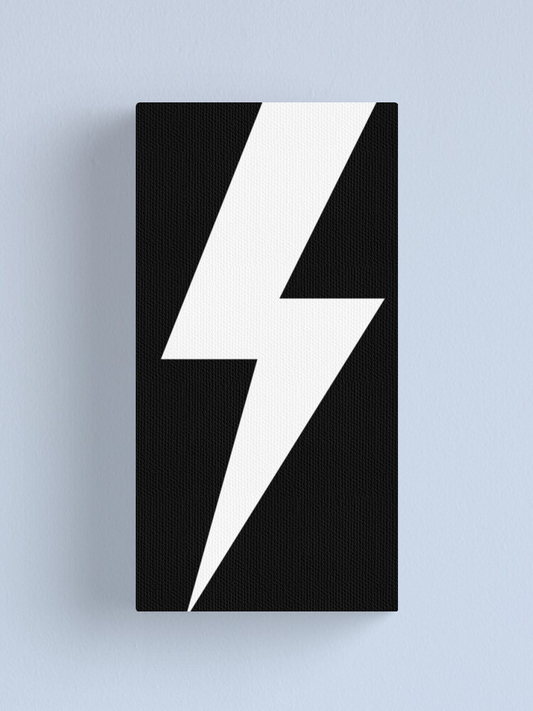 "White Lightning - Logo" Canvas Print for Sale by ManiacForces86 ...