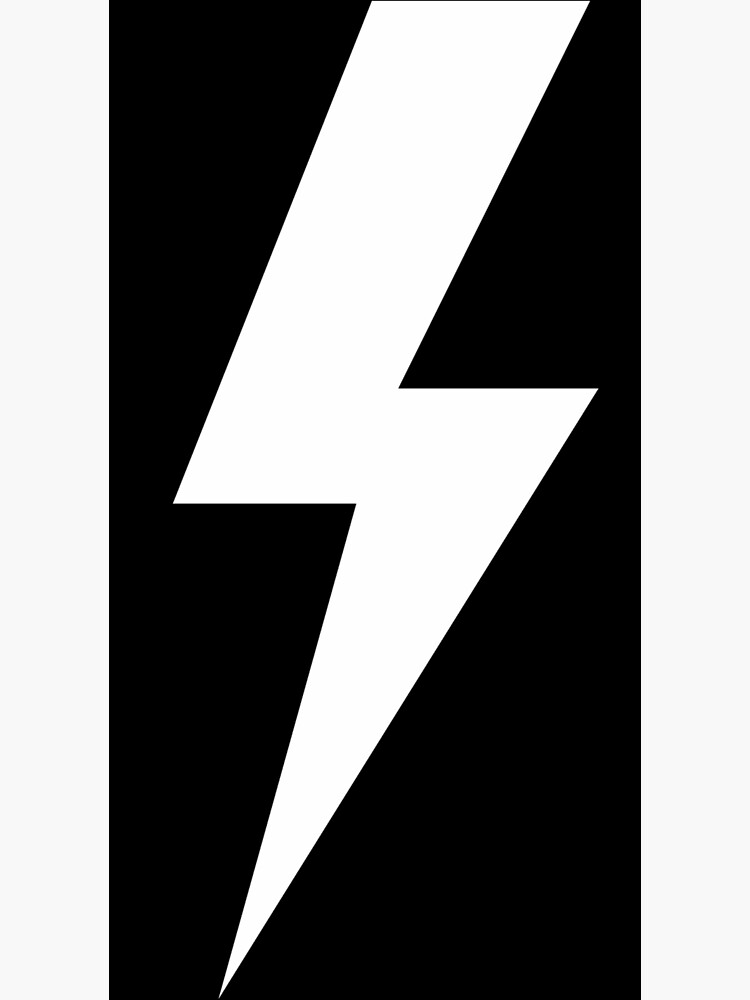 "White Lightning - Logo" Art Print by ManiacForces86 | Redbubble