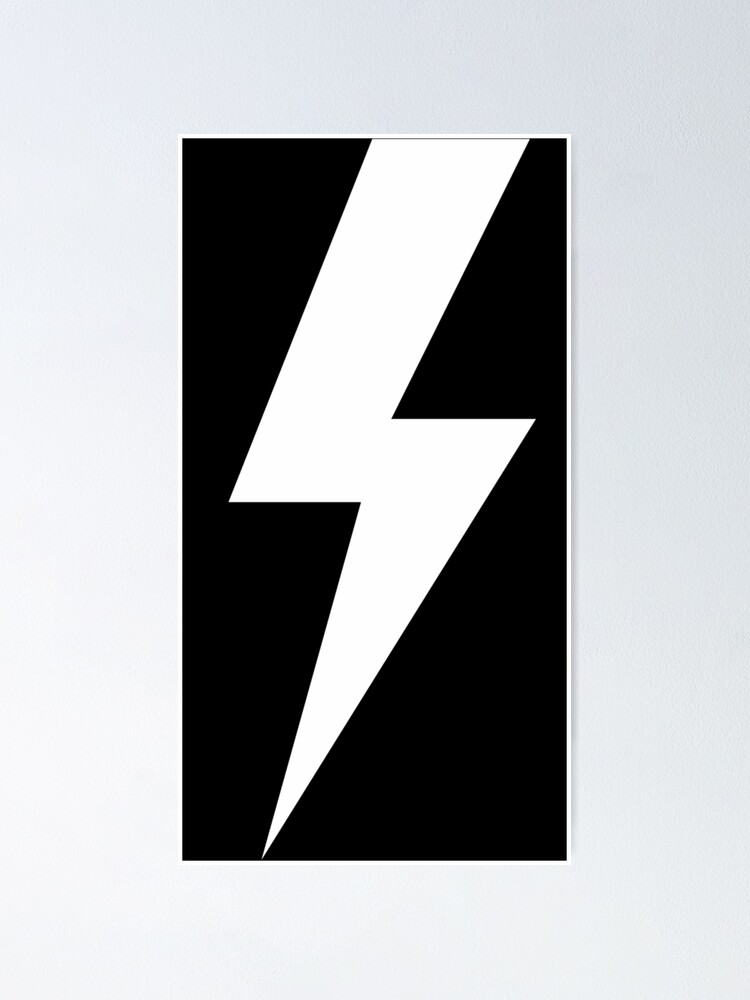 "White Lightning - Logo" Poster for Sale by ManiacForces86 | Redbubble