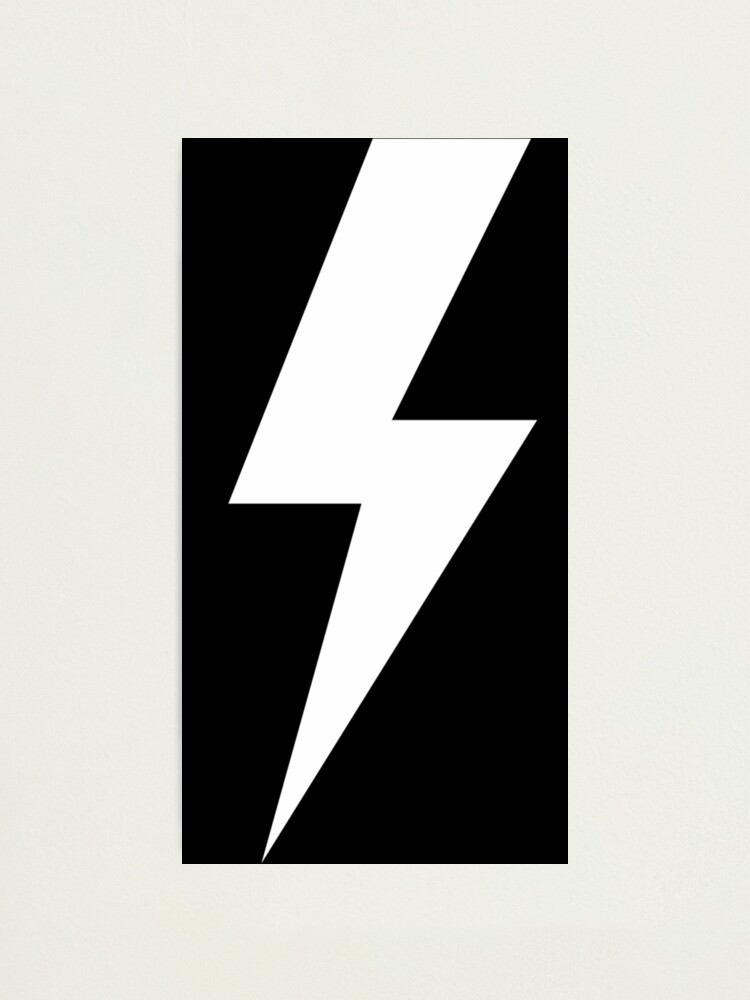 "White Lightning - Logo" Photographic Print for Sale by ManiacForces86 ...