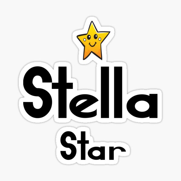 "Stella Cute Star Name Stella Meaning Star" Sticker for Sale by ...