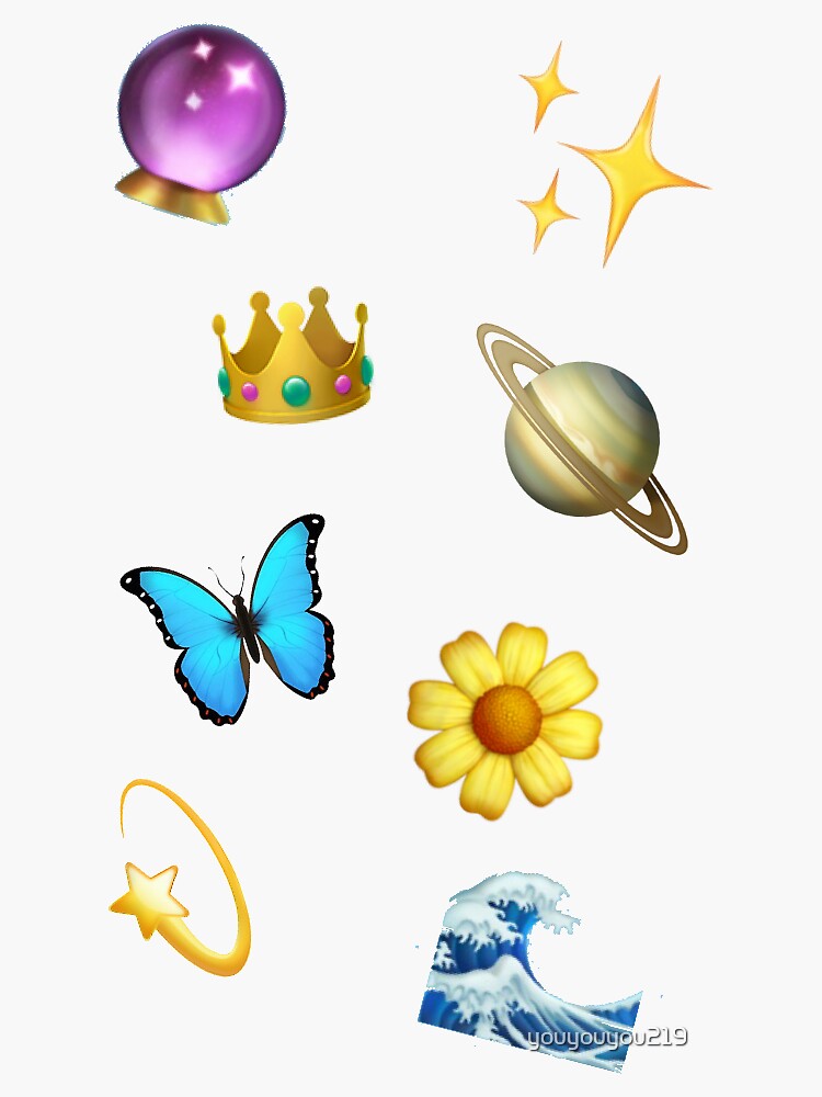 "Aesthetic Emoji Sticker Pack" Sticker for Sale by youyouyou219 | Redbubble