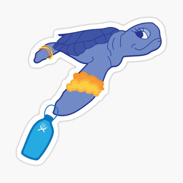 "VSCO Girl Sea Turtle Sksksksksks" Sticker for Sale by lillie-busch ...