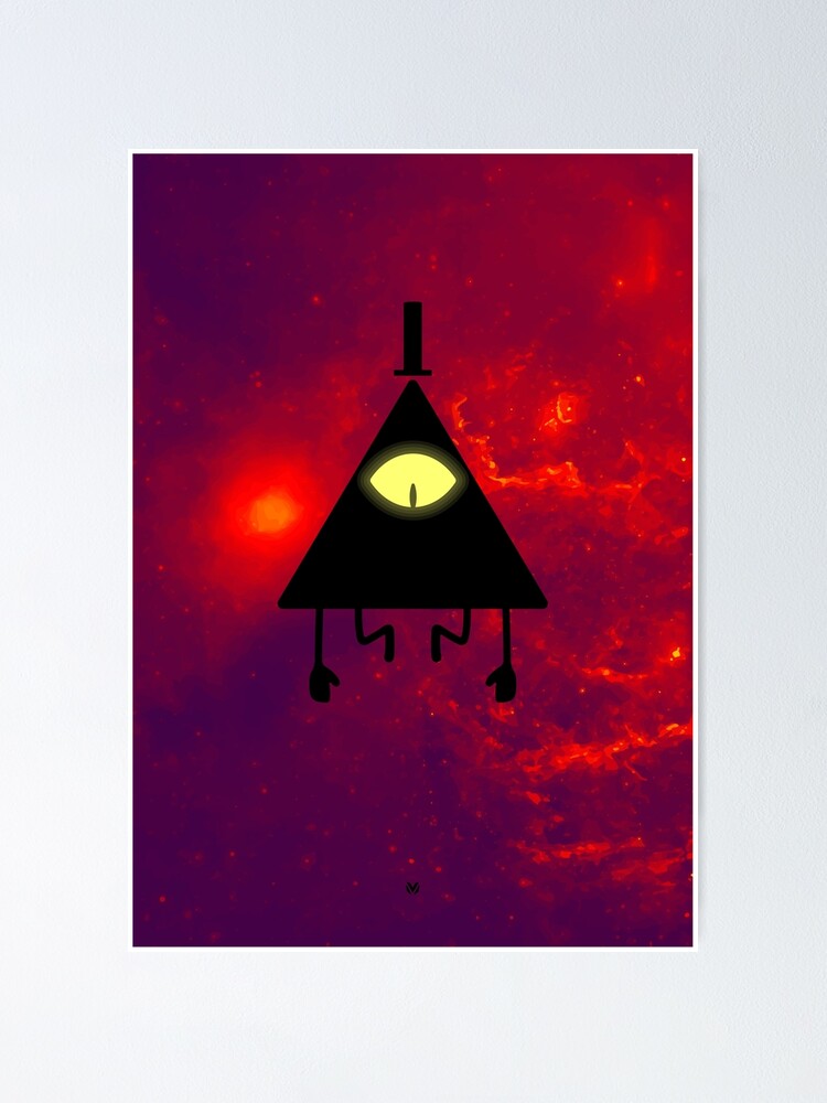 "Bill Cipher II" Poster for Sale by vladmartin | Redbubble