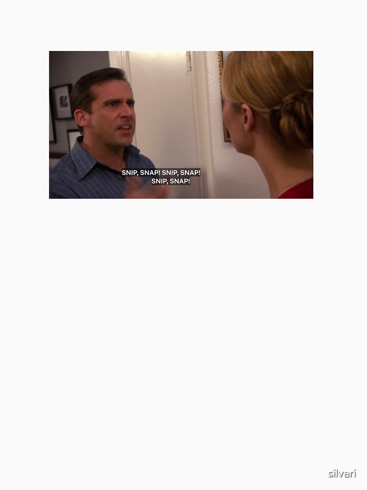 "Snip, Snap! The Office Dinner Party Episode" T-shirt for Sale by ...