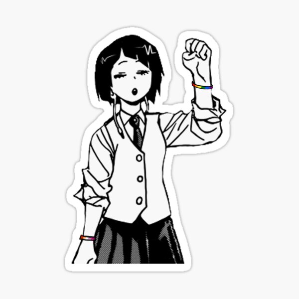 "Pride Jirou" Sticker by symmphonic | Redbubble