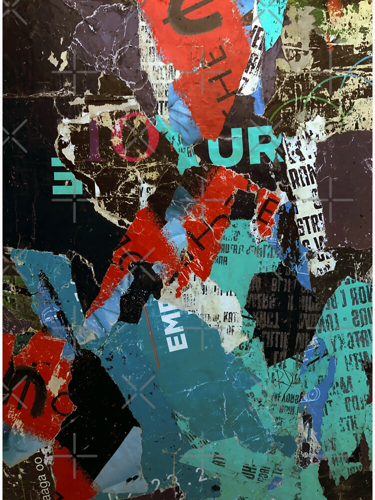 "Flyposter Collage Artwork / Abstract Art" Sticker by FuzzyHoney ...