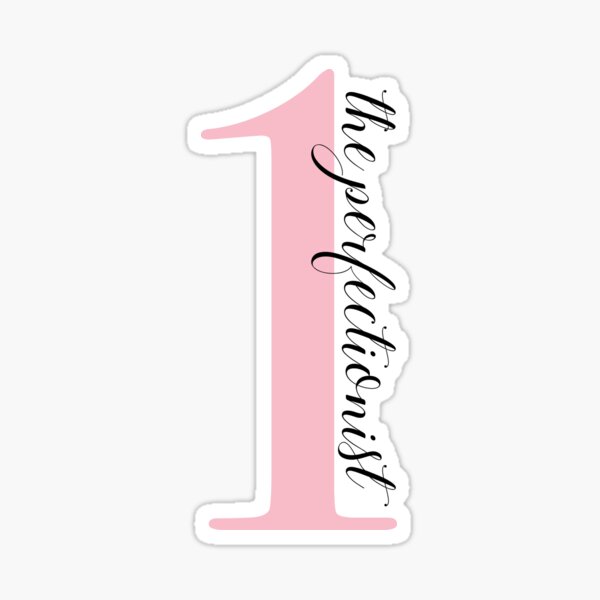 "Enneagram 1, The Perfectionist" Sticker for Sale by gingy211 | Redbubble
