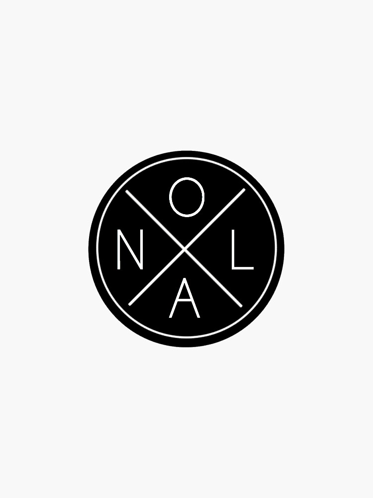"nola circle" Sticker for Sale by seggmann | Redbubble