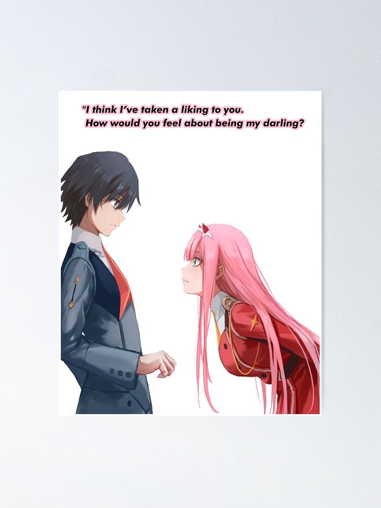 "Hiro & Zero Two" Poster for Sale by rubster21 | Redbubble