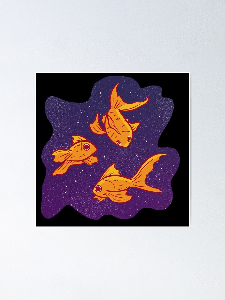 "Space Fish" Poster by BrandyMari | Redbubble