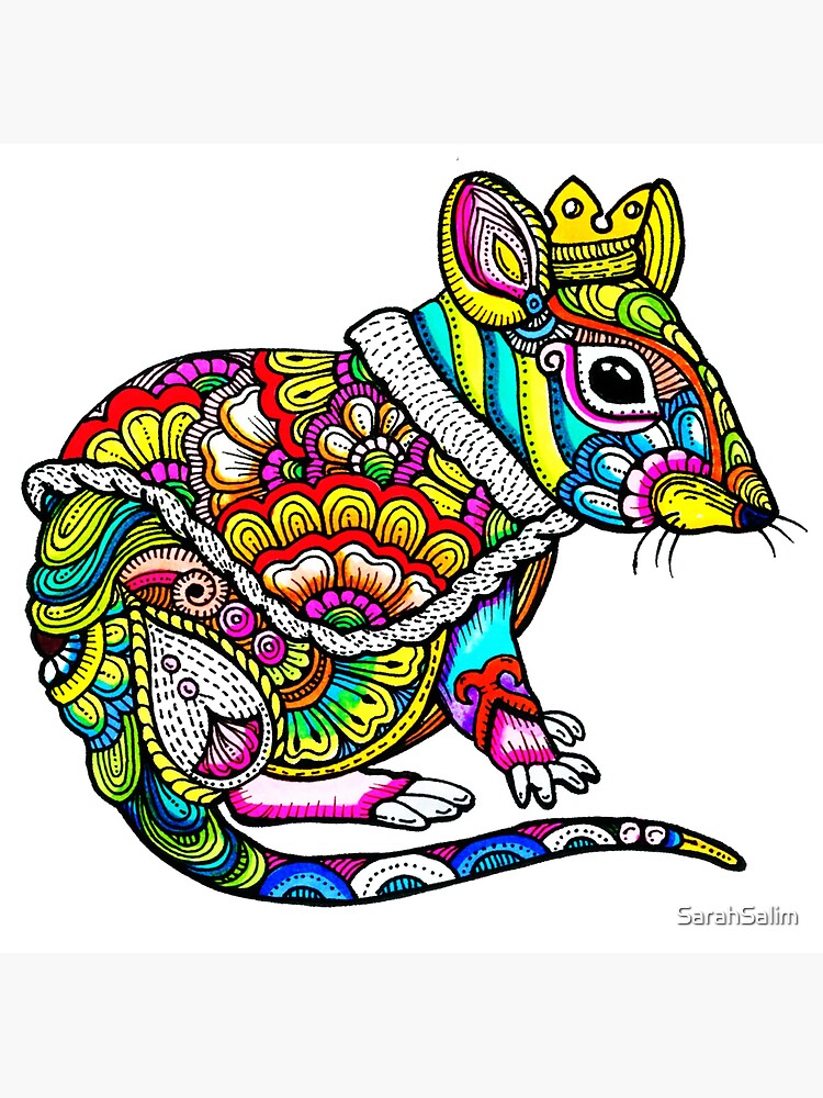 "SUPER RAT" Sticker for Sale by SarahSalim | Redbubble