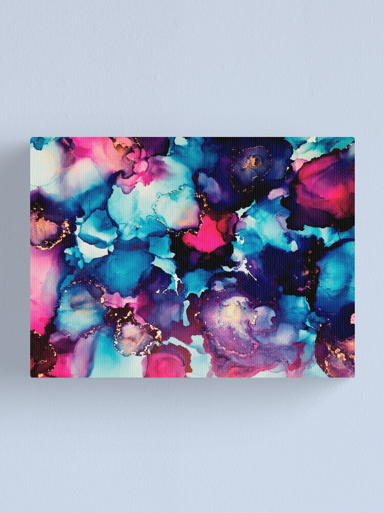 "Blue Pink Gradient" Canvas Print for Sale by AlopexCreations | Redbubble