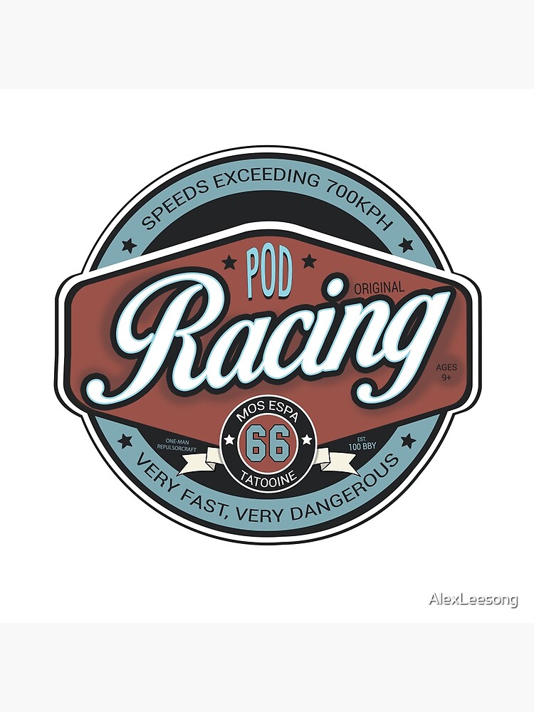 "Pod Racing Logo" Poster for Sale by AlexLeesong | Redbubble