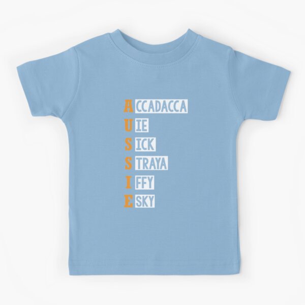 "Aussie slangs for straya,Australia day celebration T-shirt" Kids T ...