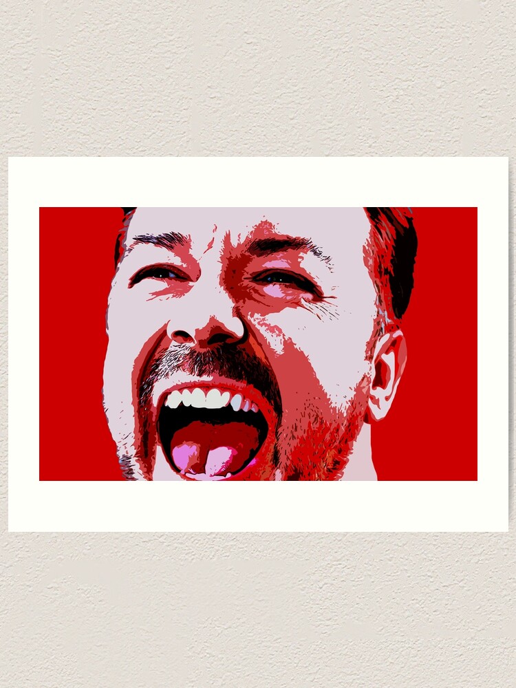 "ricky gervais" Art Print by oryan80 | Redbubble