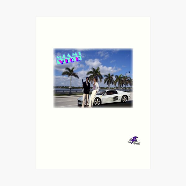 "Miami Vice" Art Print for Sale by TheRealKanji | Redbubble