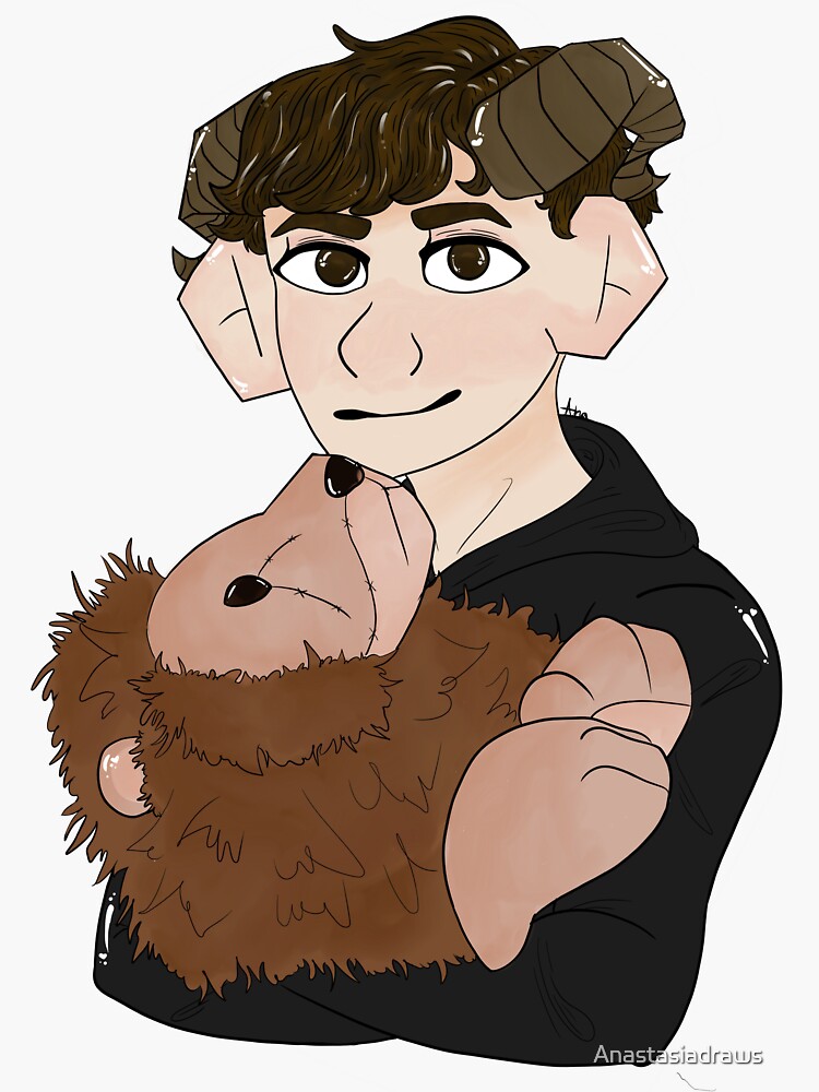 "Jschlatt" Sticker by Anastasiadraws | Redbubble