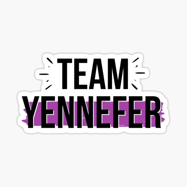 "Team Yennefer" Sticker by Nerisse | Redbubble