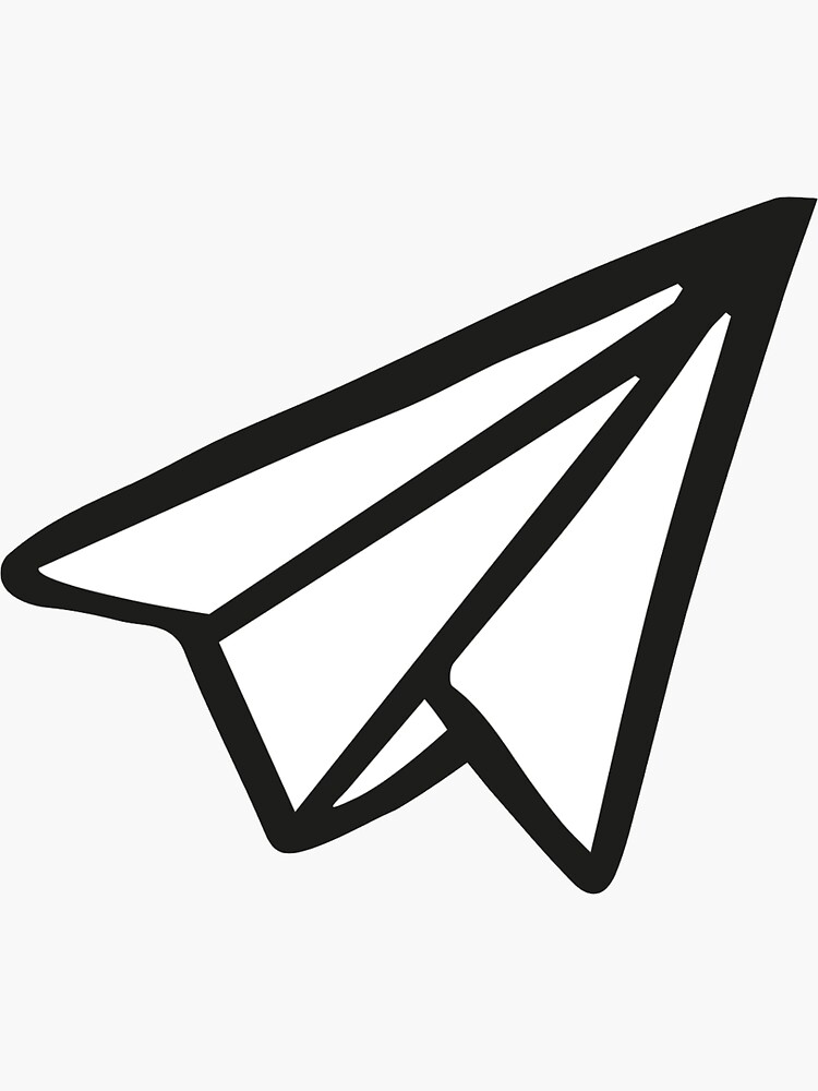 "Paper Airplane Travel Sticker" Sticker for Sale by TheNavigatio ...