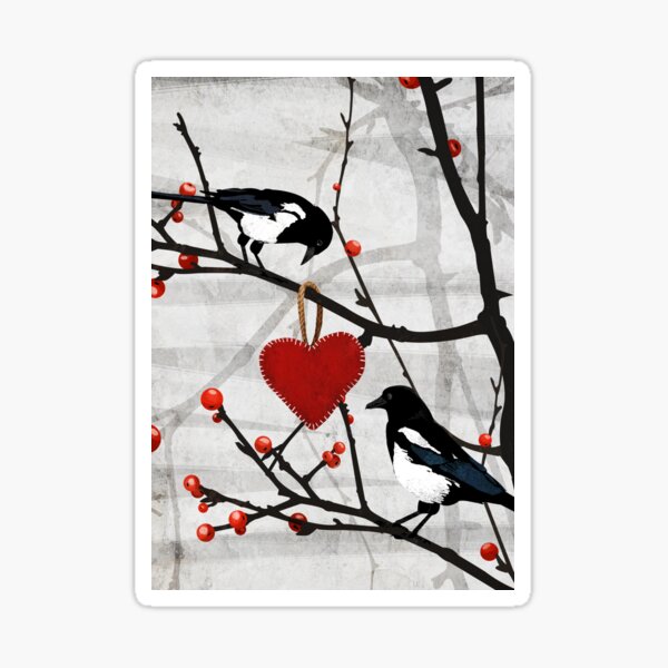 "Two For Joy" Sticker for Sale by katherineblower | Redbubble