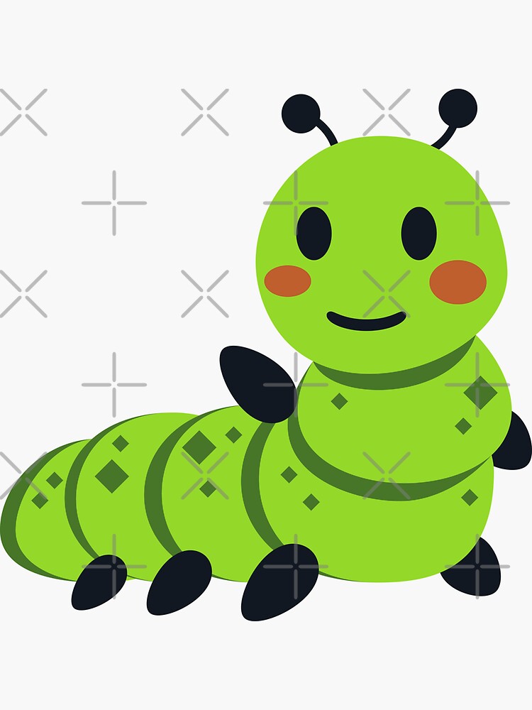"Caterpillar" Sticker for Sale by Torch | Redbubble