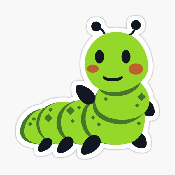 "Caterpillar" Sticker for Sale by Torch | Redbubble