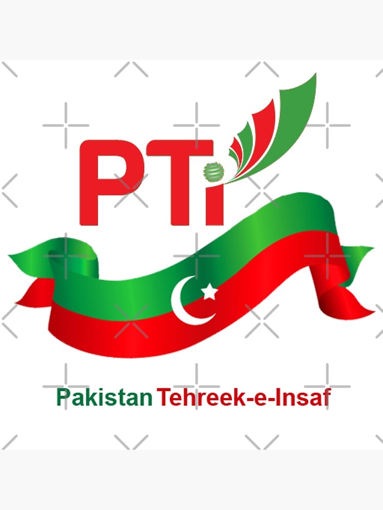 "Pakistan Tehreek-e-Insaf Flag Design" Poster by zakiKhan | Redbubble