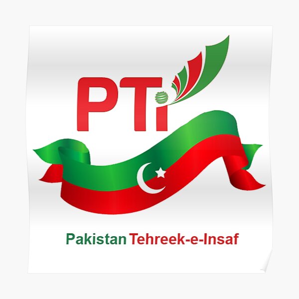 "Pakistan Tehreek-e-Insaf Flag Design" Poster by zakiKhan | Redbubble
