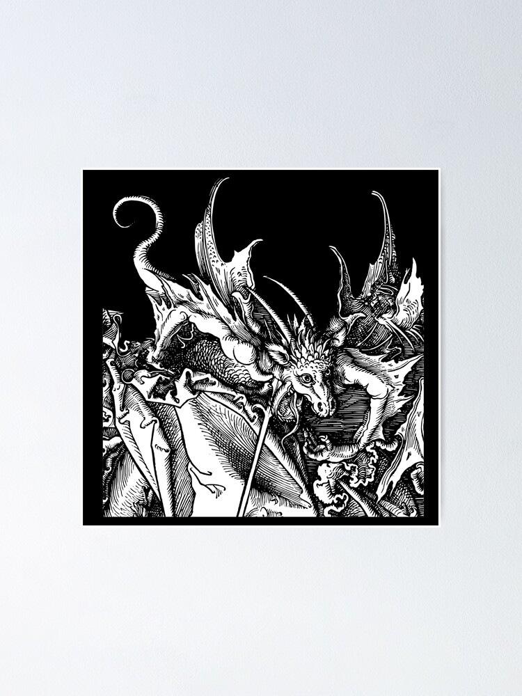 "Medieval demon " Poster for Sale by unbecome | Redbubble