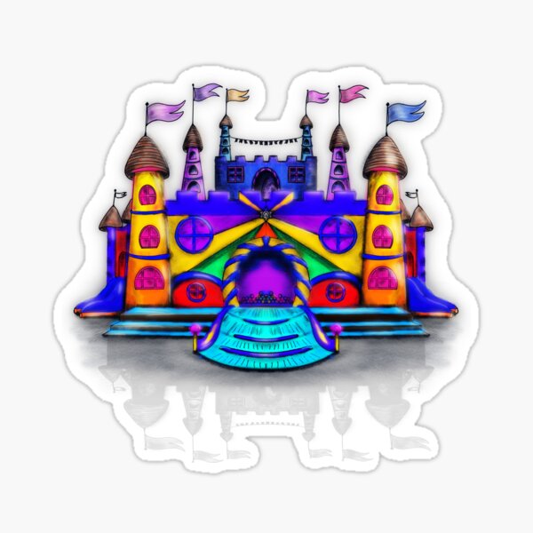 "Bouncy House" Sticker for Sale by D-ArtiQ | Redbubble
