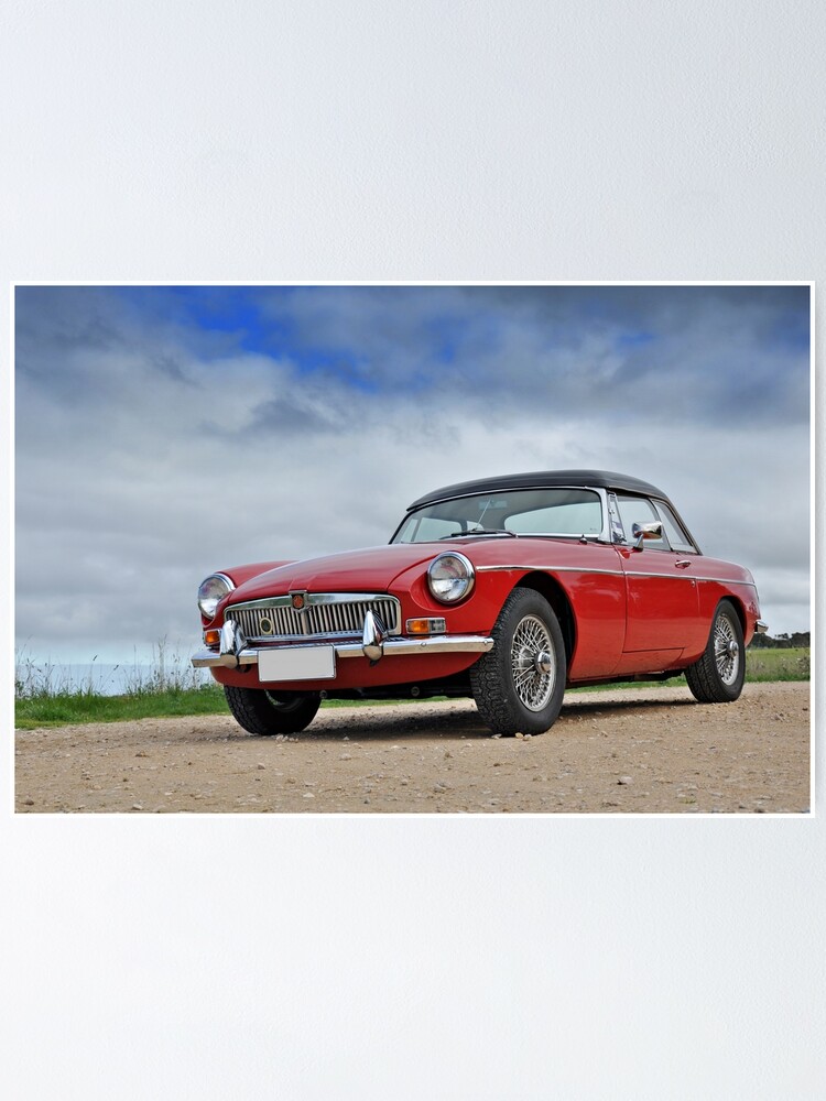 "British MG" Poster by JaninesWorld | Redbubble