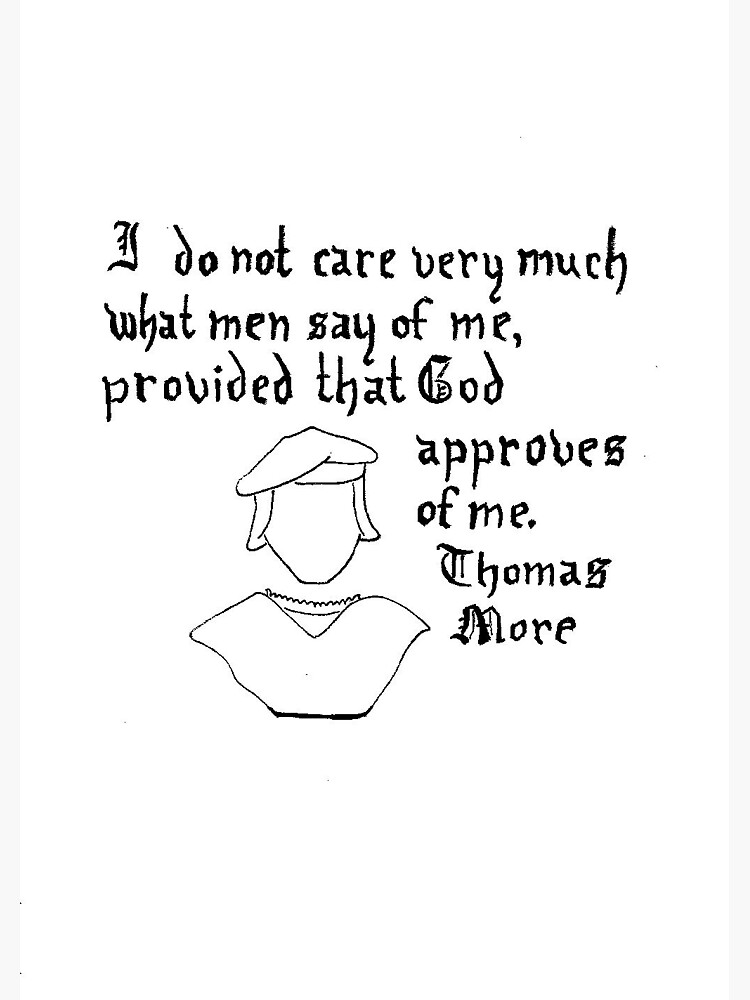 "Saint Thomas More" Sticker for Sale by Sashatgb | Redbubble