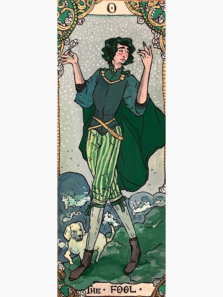 "Tarot Card: 0 - The Fool " Art Print by EvanFrancis | Redbubble