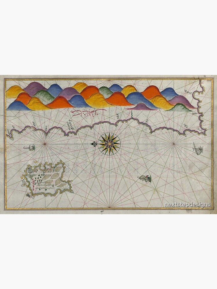 "Map of the Island of Bozjah (Tenedos) Off the Coast of Anatolia by ...