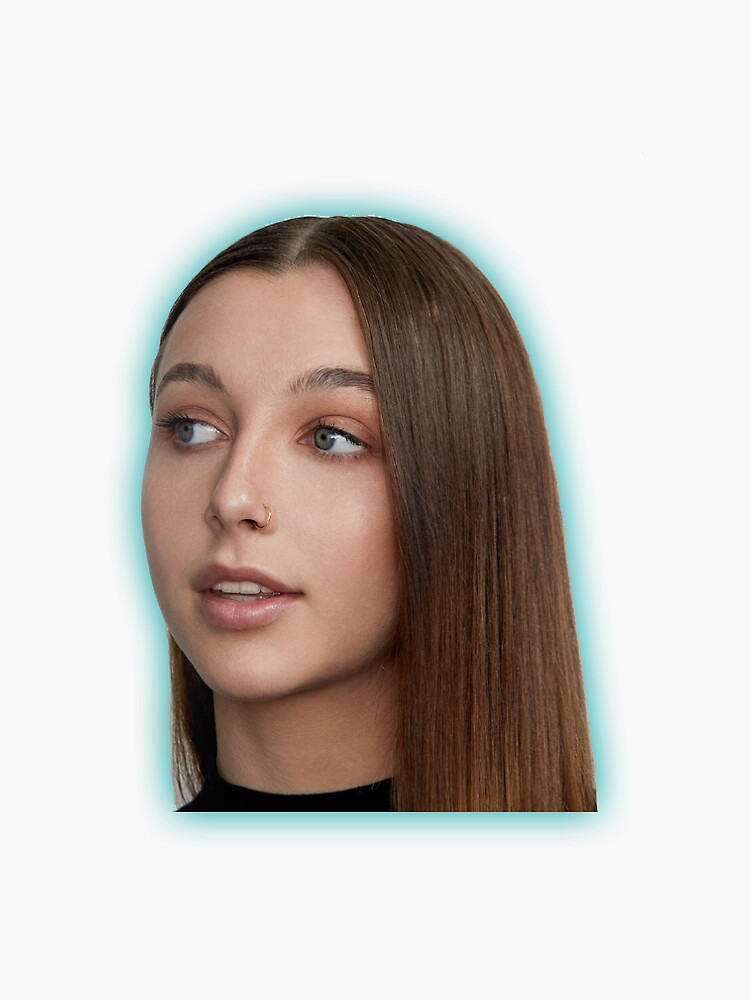 "Emma Chamberlain Sticker Graphic Modeling Youtube" Sticker by ...