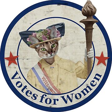 "Suffrage Cat, Votes for Women, Political, Anthropomorphic Cat ...