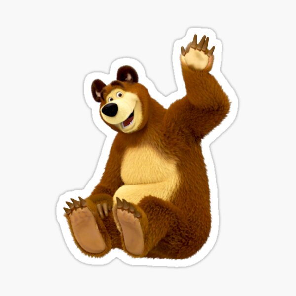 Masha And The Bear Stickers | Redbubble