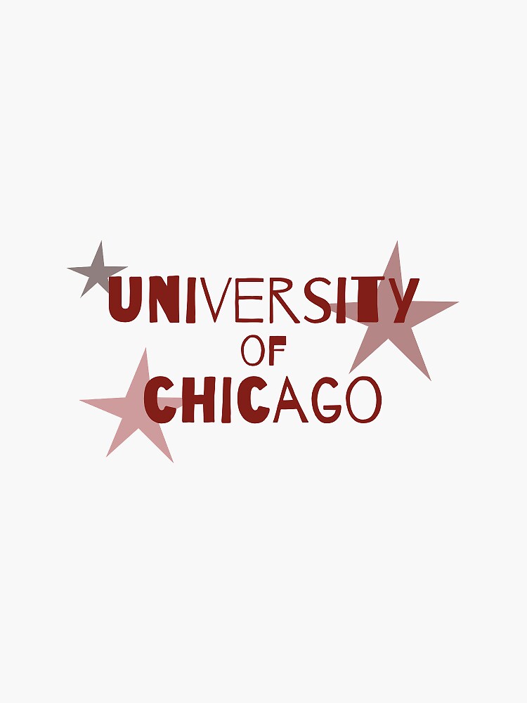 "UChicago!" Sticker by susietruitt | Redbubble